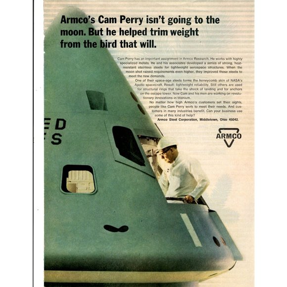 Armco Steel Corporation | Wall Decor | Armco Steel Corporation Nasa ...